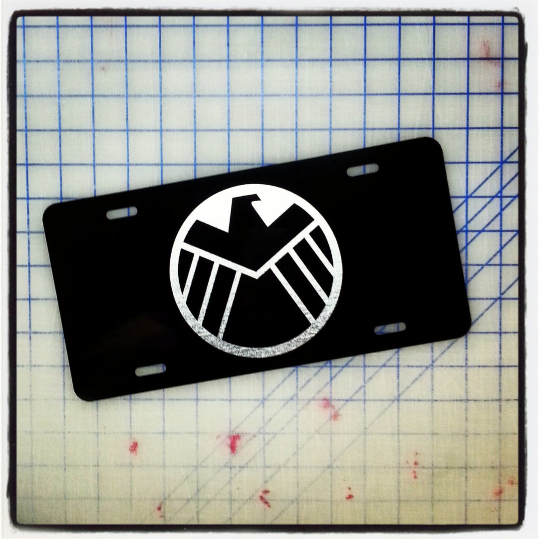SHIELD Custom License Plate - Etsy