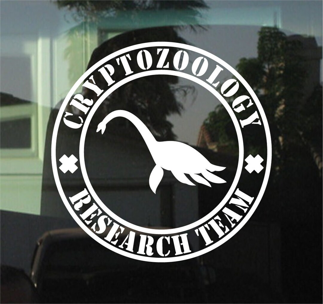 Cryptozoology Research Team 8 Inch Custom Vinyl Sticker / Decal - Etsy