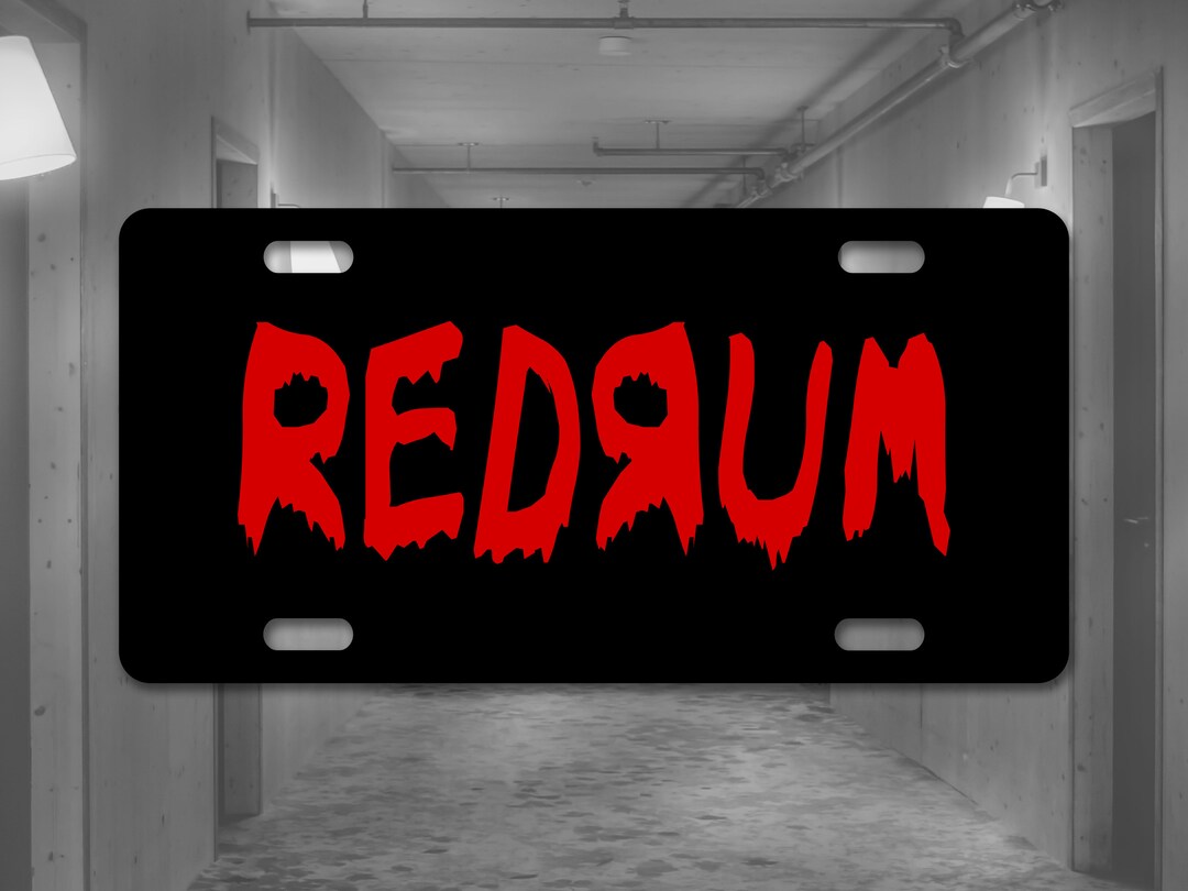 Redrum Custom License Plate - Etsy