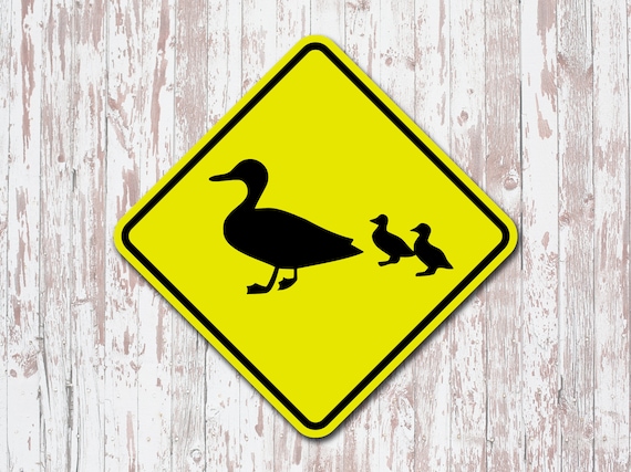 Duck Crossing Sign