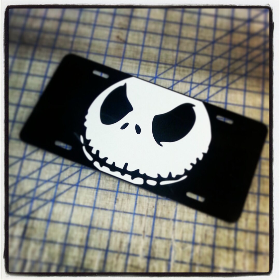 Jack Skellington Custom License Plate Car Truck Auto Tag Vanity Novelty ...
