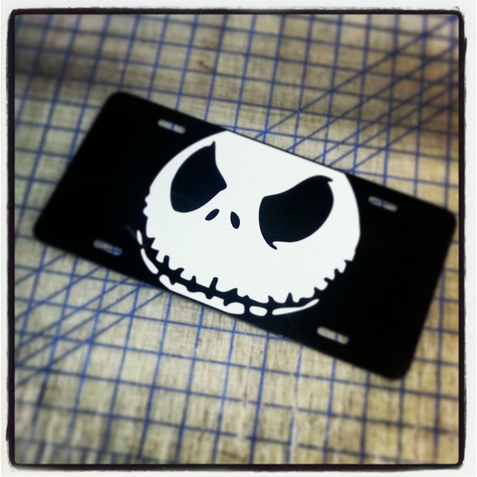 Jack Skellington Custom License Plate Car Truck Auto Tag Vanity Novelty ...