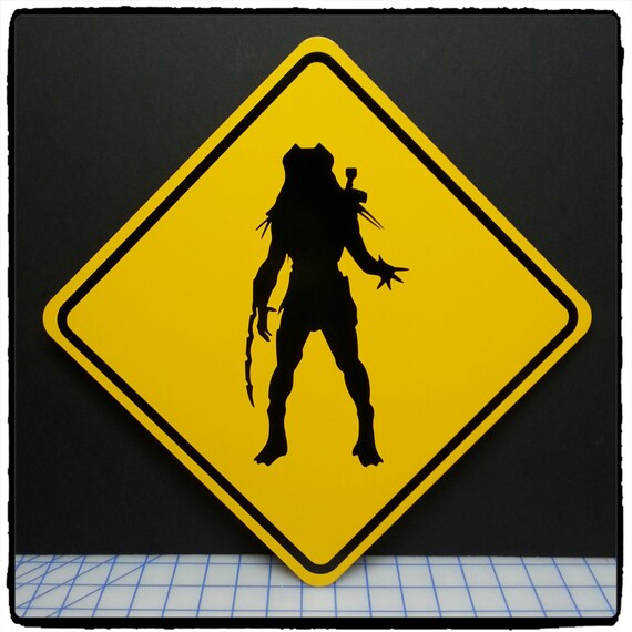 Predator Yellow Aluminum Sign | Etsy