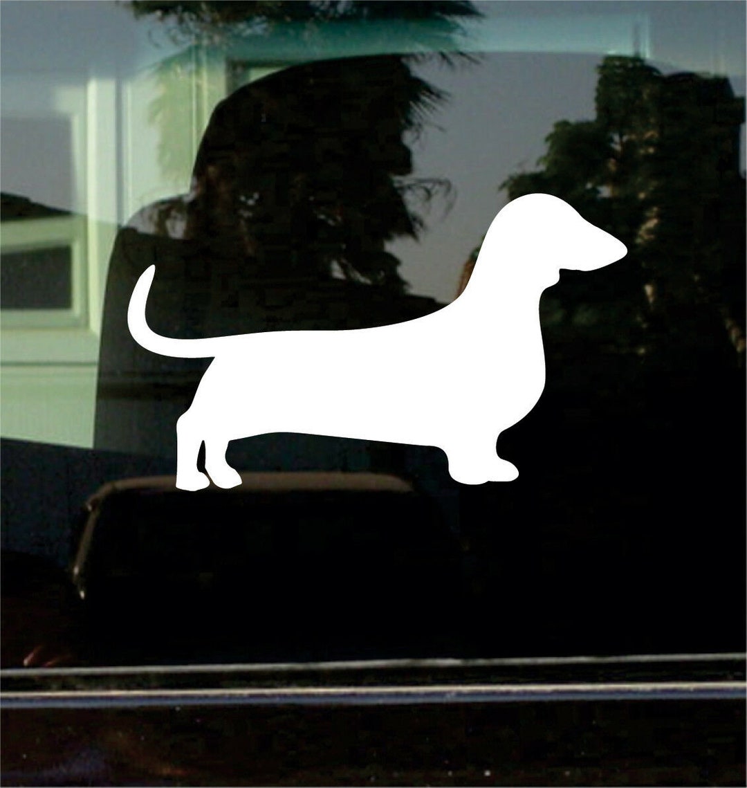 Dachshund Custom Vinyl Sticker Decal for Car Window Laptop & More - Etsy