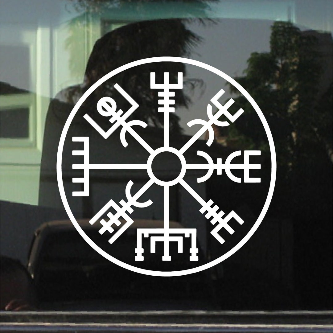 Vegvisir Viking Compass Custom Vinyl Sticker / Decal - Etsy
