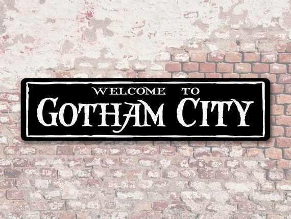 Gotham City Street Signs