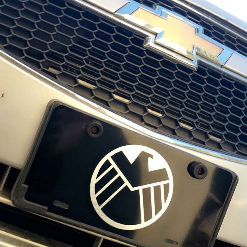 SHIELD Custom License Plate - Etsy