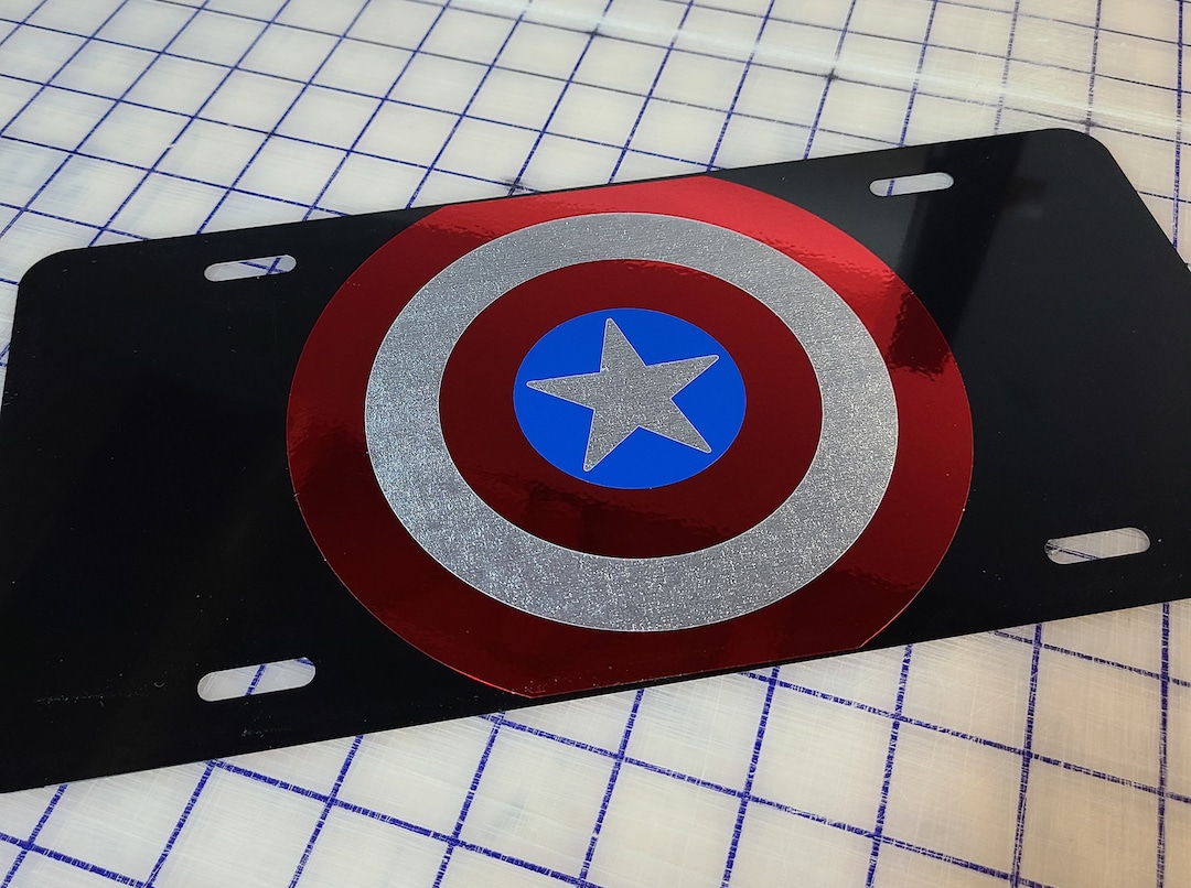 Captain America Custom License Plate Car Truck Auto Tag Vanity Novelty ...