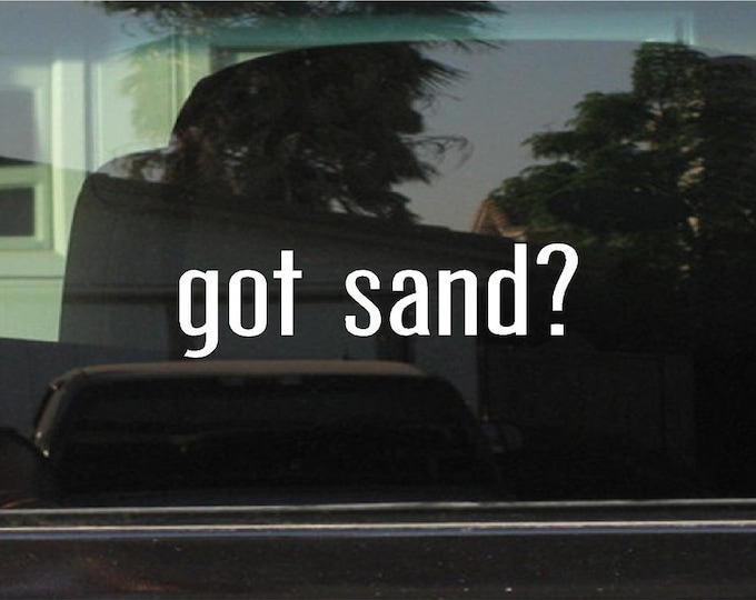 Got Sand Custom Vinyl Sticker - Etsy