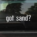 Got Sand Custom Vinyl Sticker - Etsy
