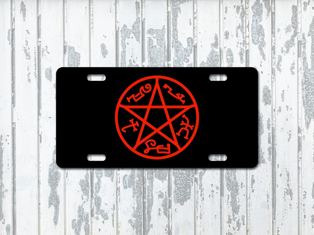 Demon Trap License Plate Novelty Vanity Plate - Etsy
