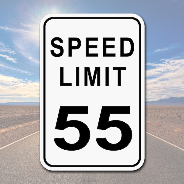 Speed Limit 55 - Etsy