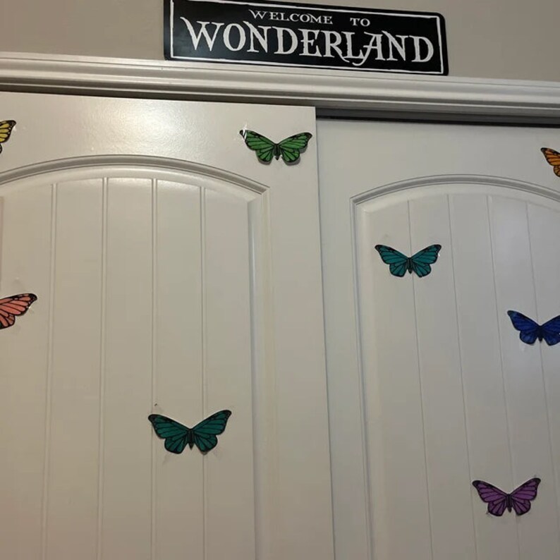 Welcome to Wonderland Aluminum Sign Alice in Wonderland Decor - Etsy