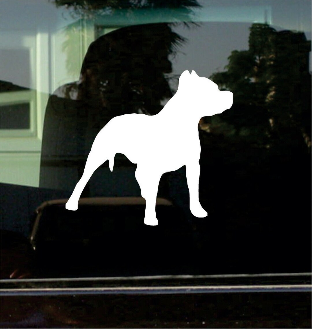 Pitbull Custom Vinyl Sticker Decal Car Window Laptop - Etsy