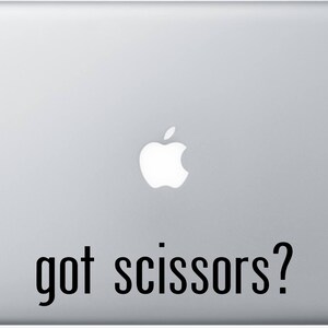 Got Scissors? Custom Vinyl Sticker - Etsy