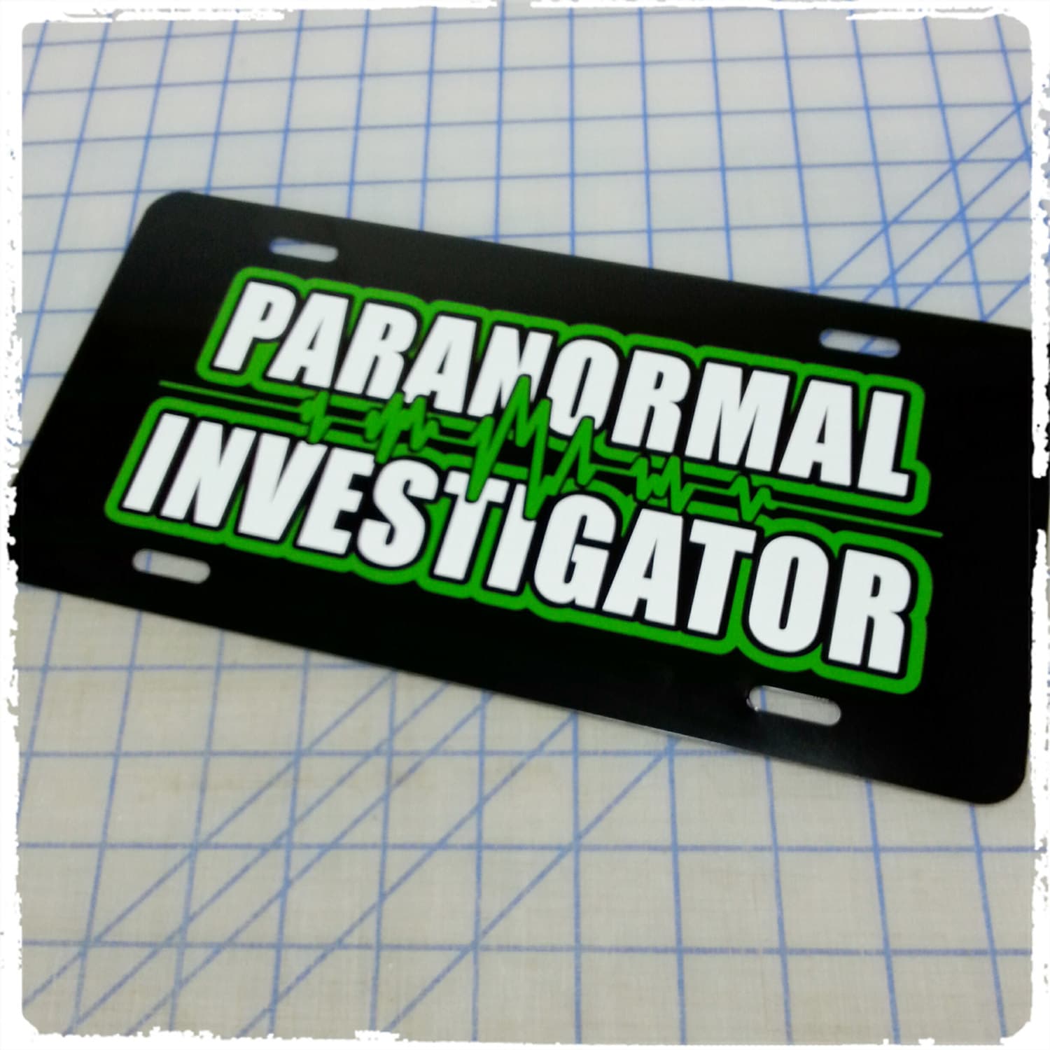 Paranormal Investigator Custom License Plate | Etsy