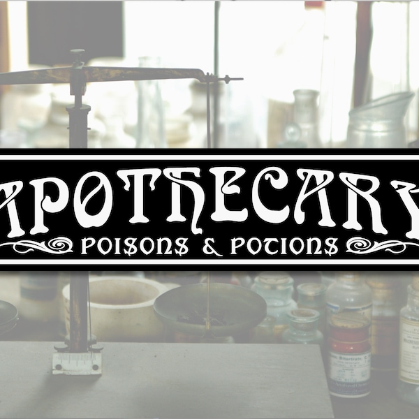 Magic Potion Sign - Etsy