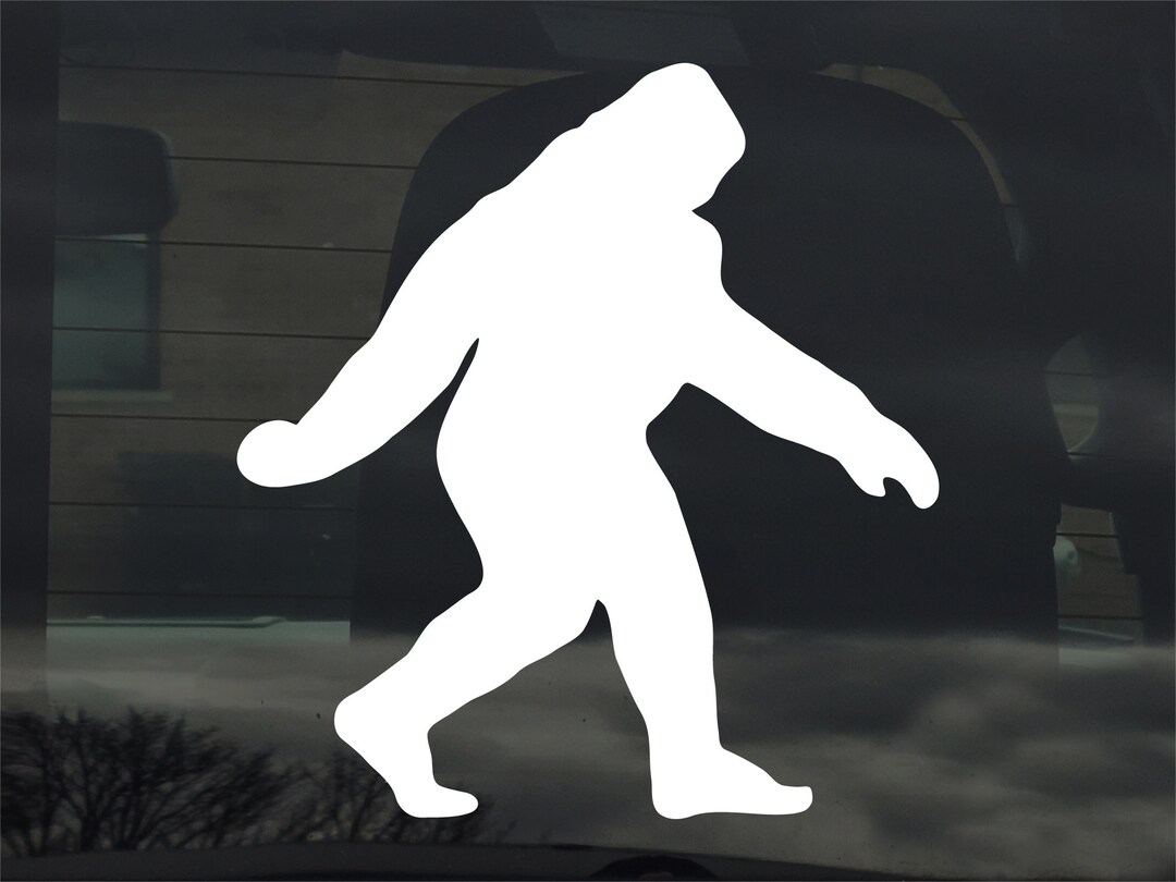 Bigfoot Sasquatch Yeti Vinyl Sticker Decal for Car Window Laptop & More ...