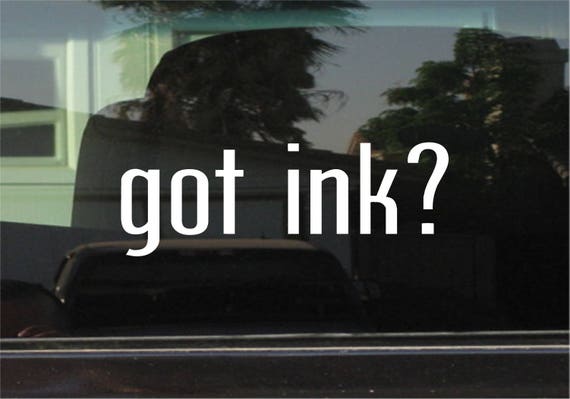 Got Ink Custom Vinyl Sticker | Etsy