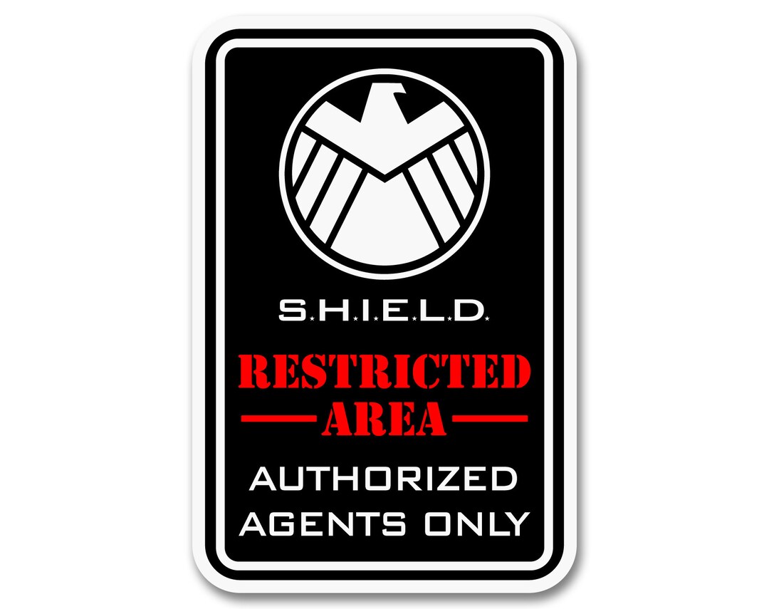 SHIELD Agents Only 12x18 Aluminum Sign - Etsy
