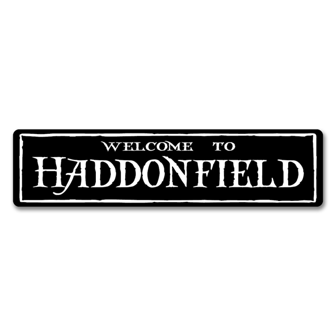 Welcome to Haddonfield 6 X 24 Aluminum Sign - Etsy