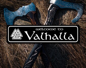 Welcome to Valhalla Sign - Etsy