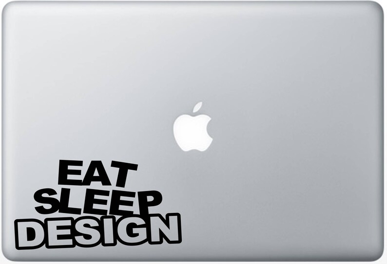 Eat Sleep Design Custom Vinyl Sticker | Etsy