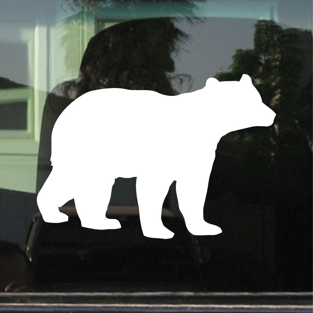 Bear Custom Vinyl Sticker - Etsy