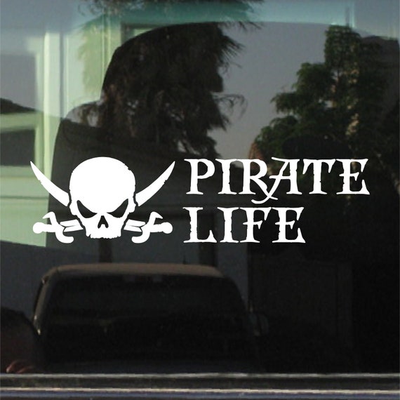 Pirate Life Custom Vinyl Sticker / Decal - Etsy