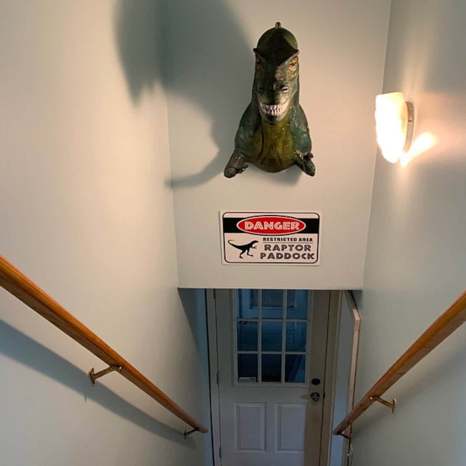 Danger Raptor Paddock Aluminum Sign - Etsy