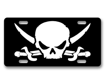 Custom Pirate License Plate - Etsy