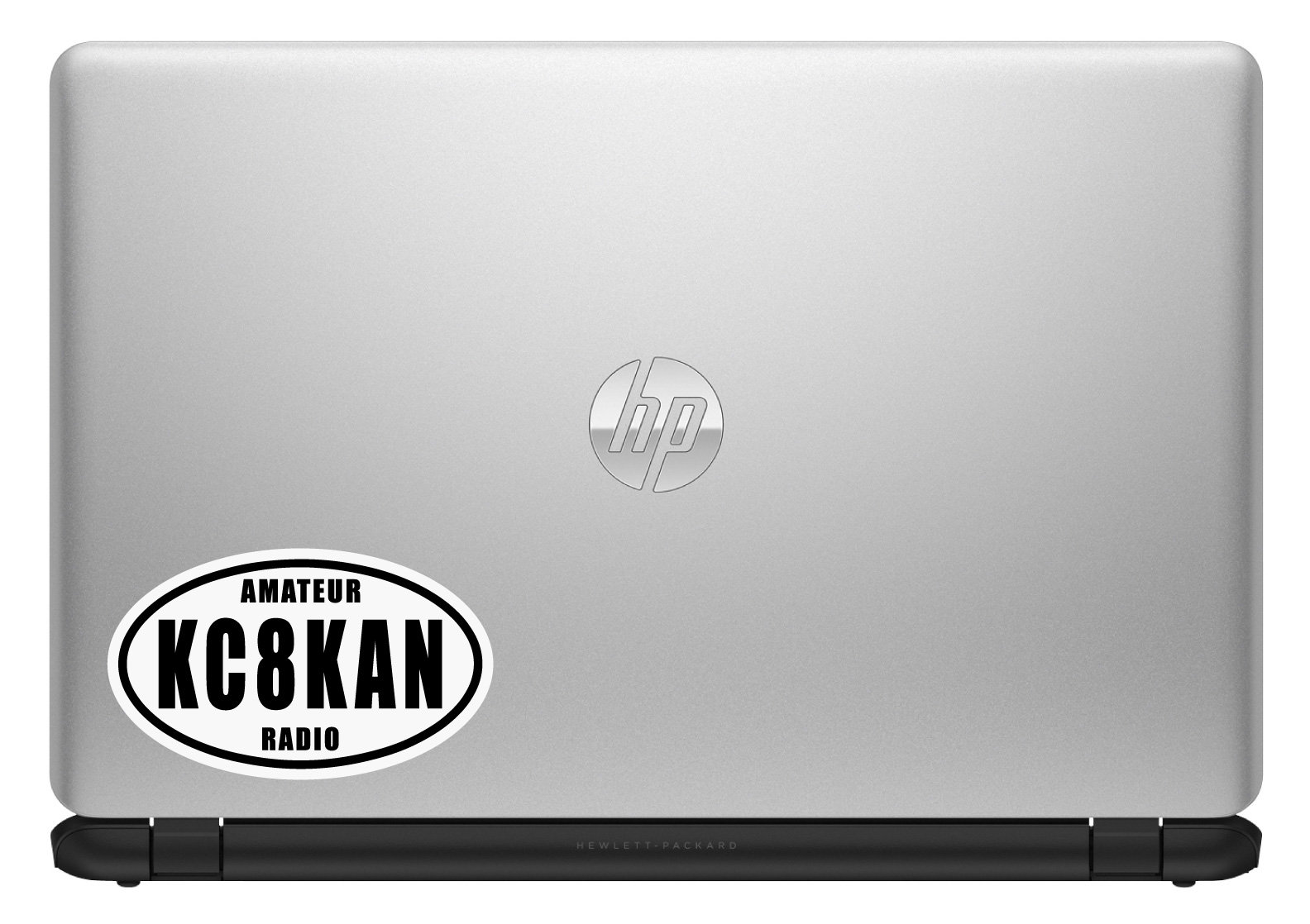 Ham Amateur Radio Custom Call Sign Oval Vinyl Sticker Decal - Etsy