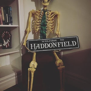 Welcome to Haddonfield 6 X 24 Aluminum Sign - Etsy