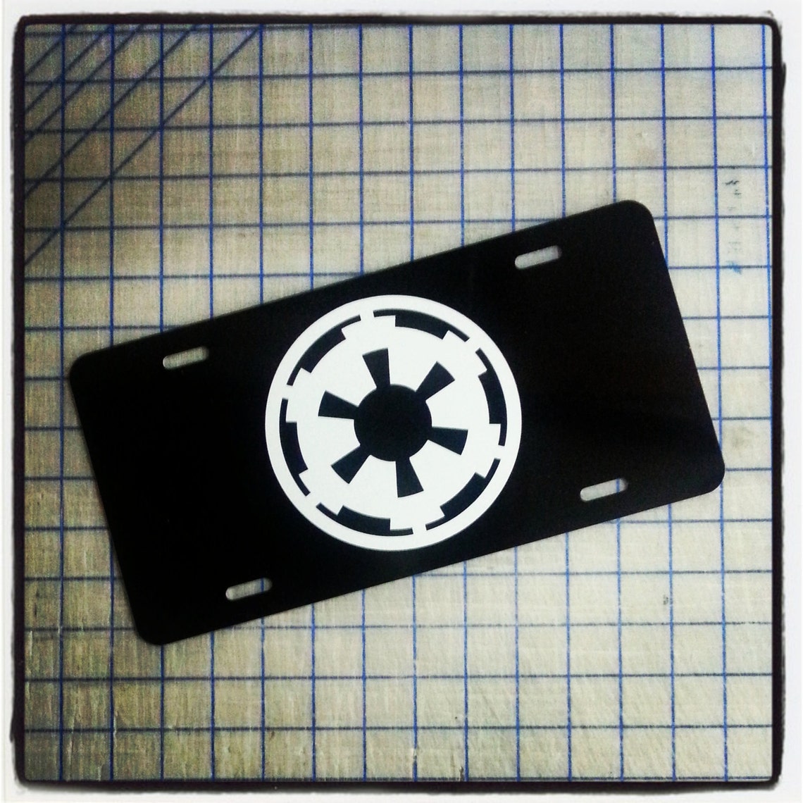 Star Wars Imperial Empire Cog / Crest Custom License Plate - Etsy