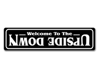 Upside Down Sign - Etsy