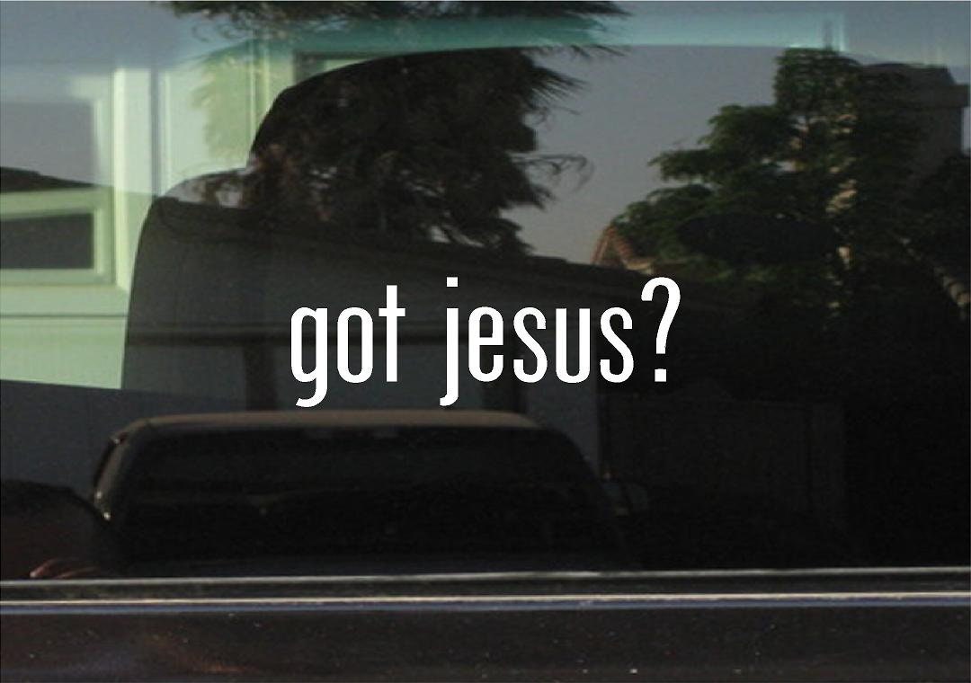 Got Jesus? Custom Vinyl Sticker - Etsy