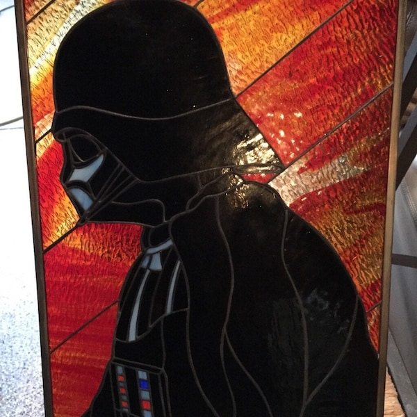 Darth Vader Stained Glass Window - Etsy