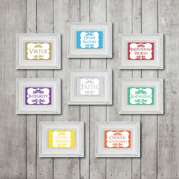 Young Women Values - Etsy