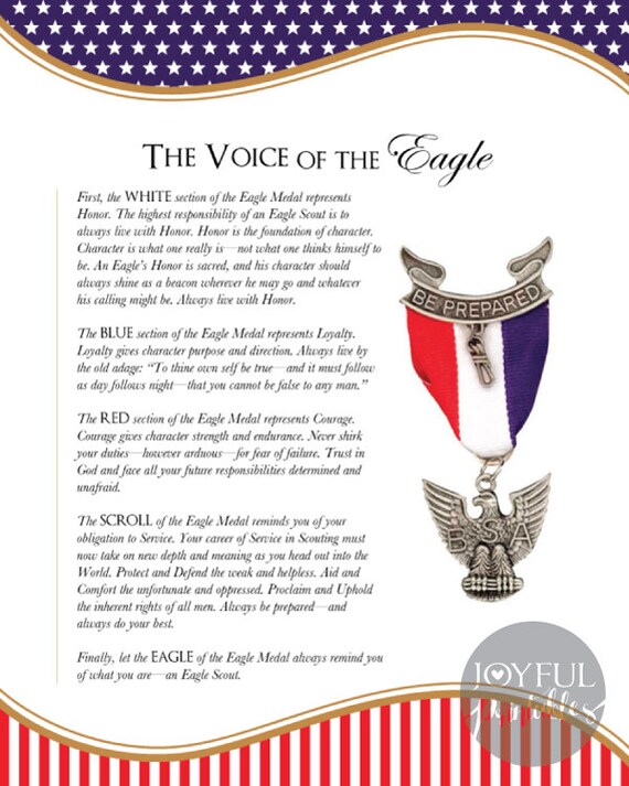 Eagle Scout Charge Script Had The Honor Today To Deliver The Eagle
