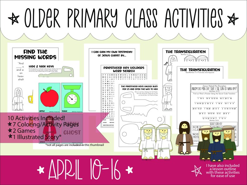 Come Follow Me 2023 Primary April New Testament Primary - Etsy