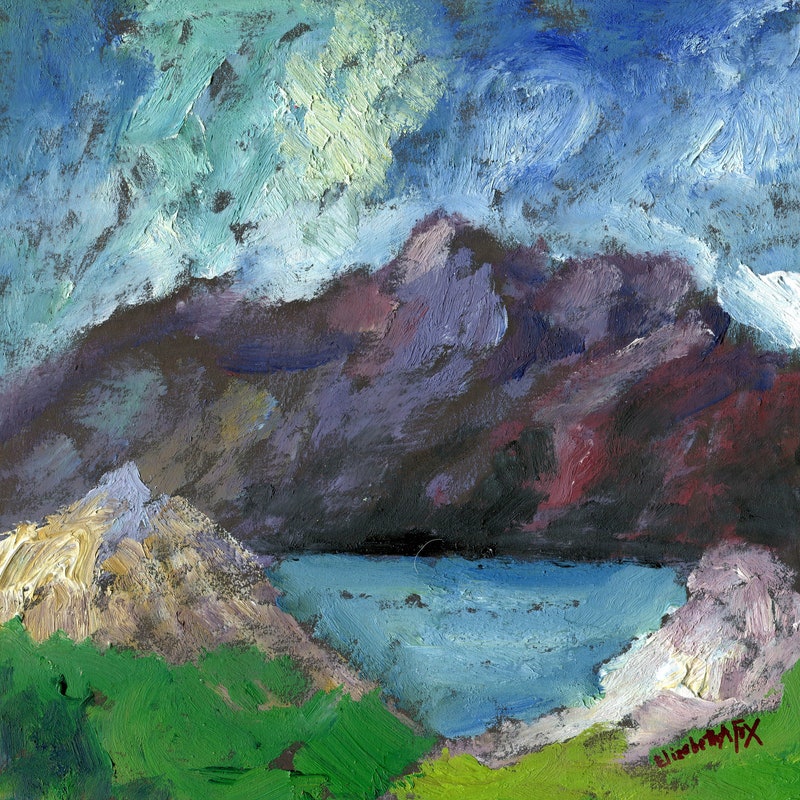 Alpine Painting - Etsy
