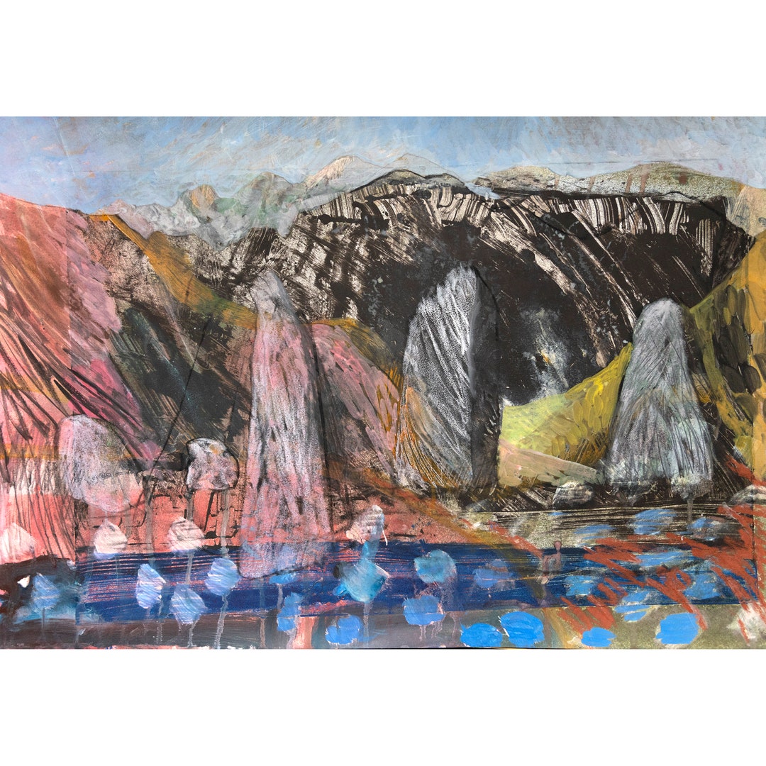 Stone Circle 2, Fine Art, Original Landscape, Prehistory Painting - Etsy
