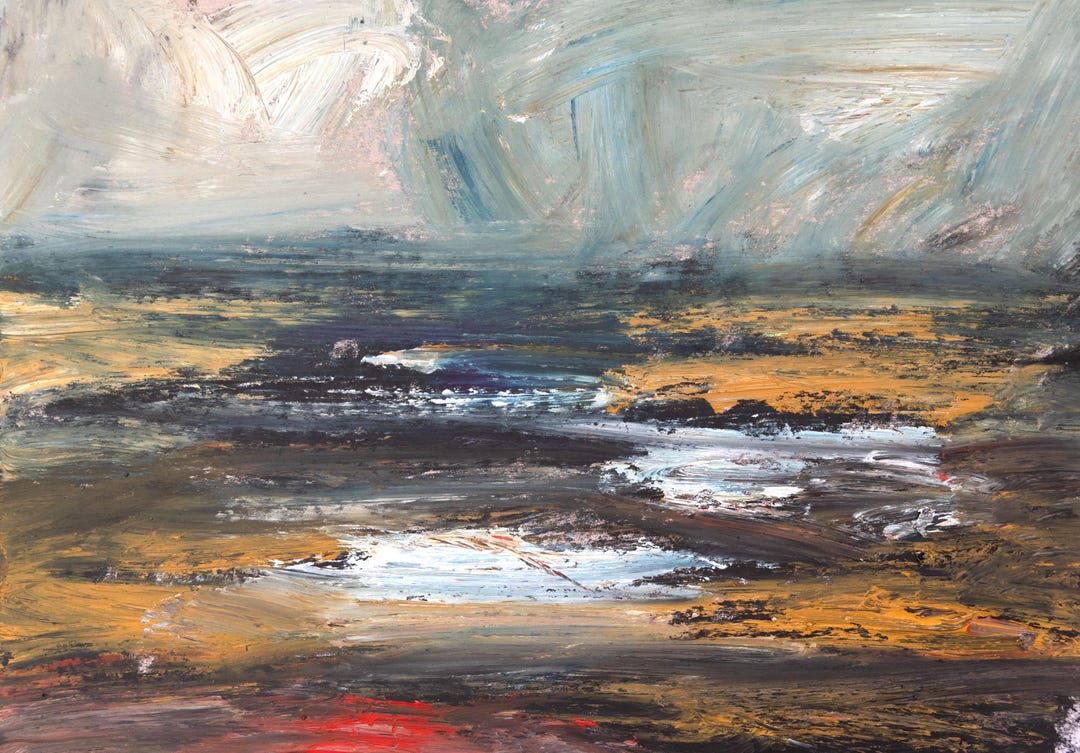 The Bog, Original Oil Painting, Landscape Painting - Etsy