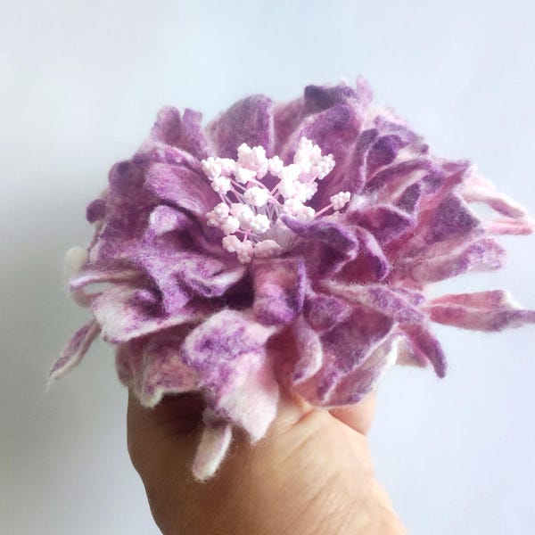 Wool Flowers - Etsy
