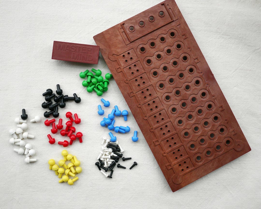 Vintage Mastermind Game, Retro Board Game, Break the Code, Logic, 1970s ...