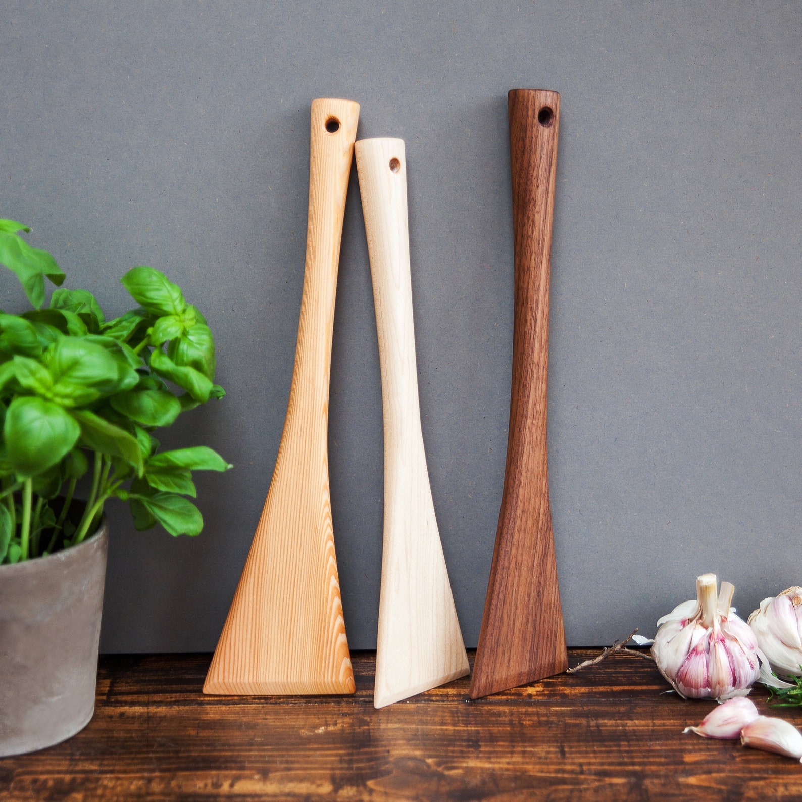 Wooden Cooking Spatula, Wooden Spoon - Etsy