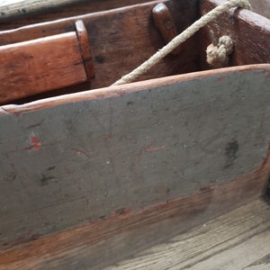 Tool Caddy Primitive Box Rustic Farmhouse Decor Toolbox Antique ...