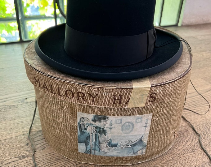 Early 1900s Bowler Hat Mallory Hats With Box Steampunk Derby Costumes ...