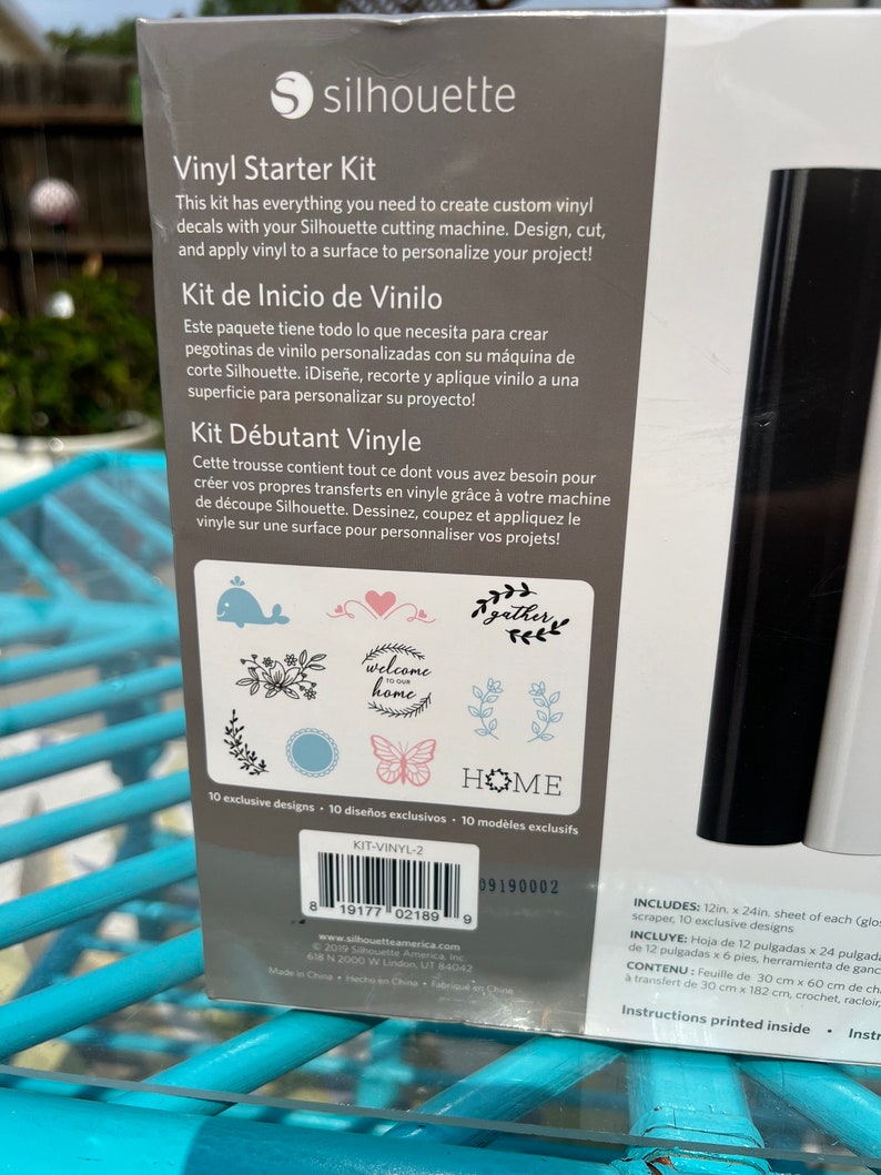 Silhouette Vinyl Starter Kit Decals Crafting Supplies - Etsy