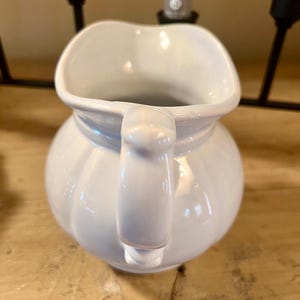 Mccoy Pitcher Pale Blue Wash Glazed Number 7528 Water Pitchers ...